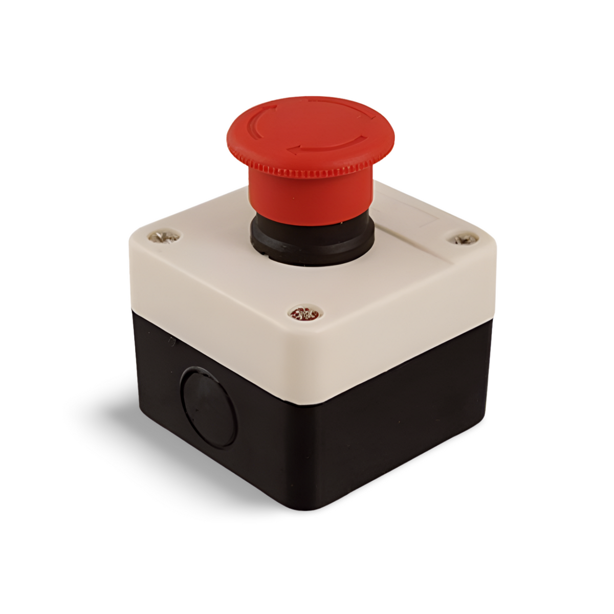Self-Locking Mushroom Push Button Switch - NC Contact, AC 600V, 10A/6A