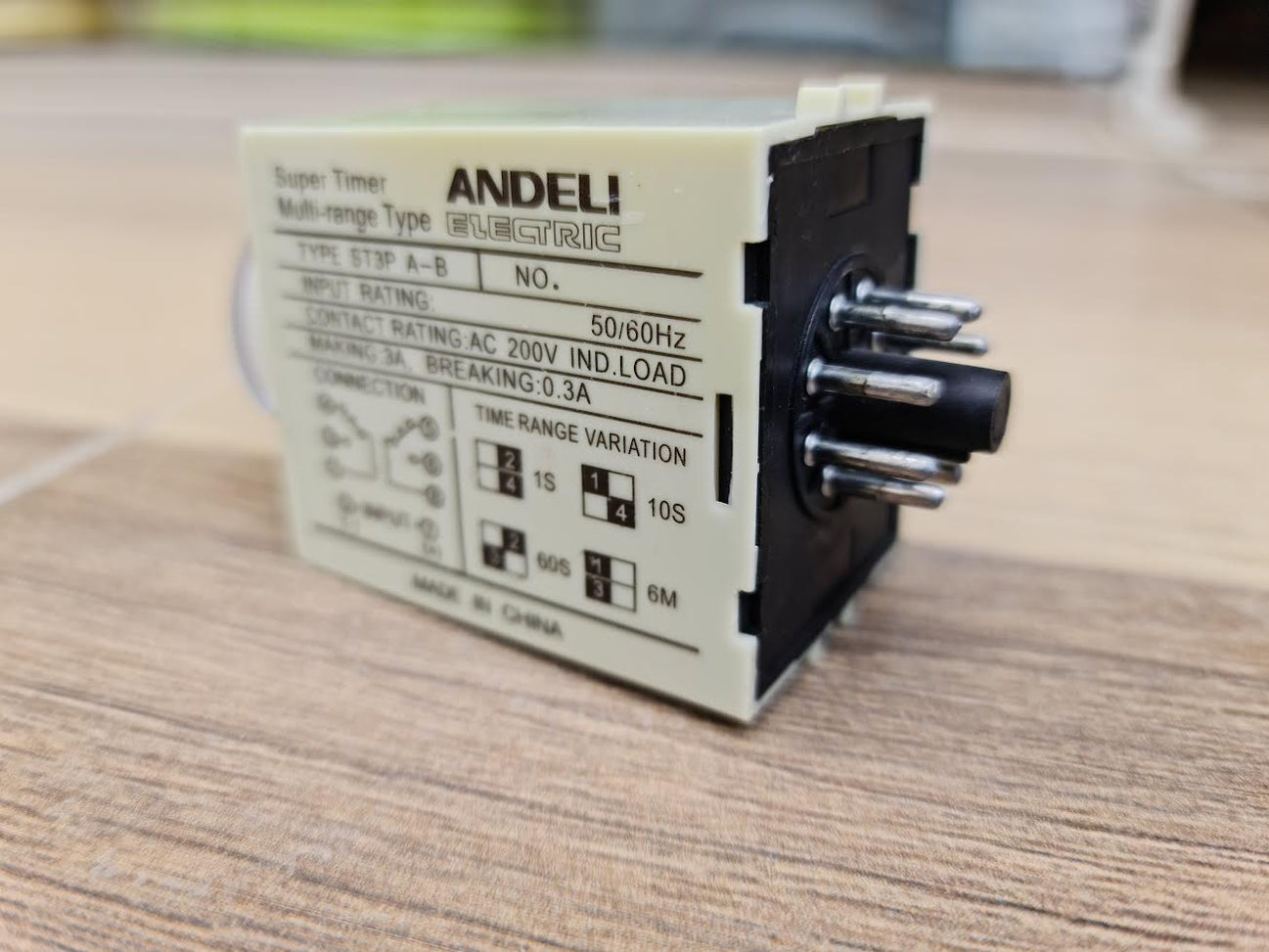 Timer Relay Multi range Type 24VDC