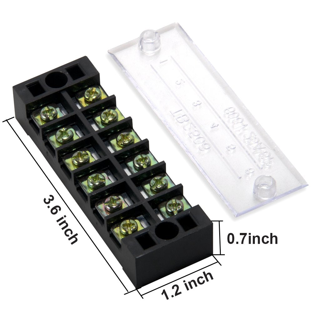 Terminal Block 6 Positions 600V 25A