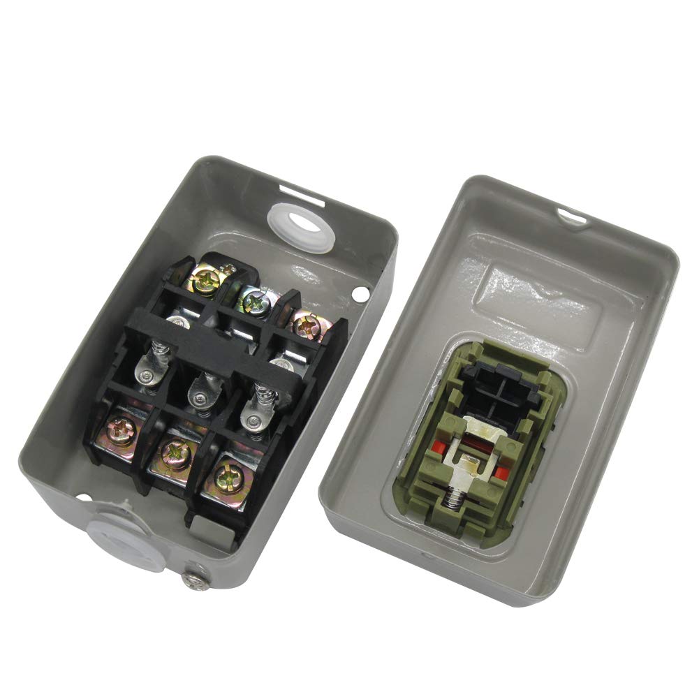 Buy Latching ON/OFF Push Button Switch - AC 220/380V, 7.5KW, 100x60x54mm